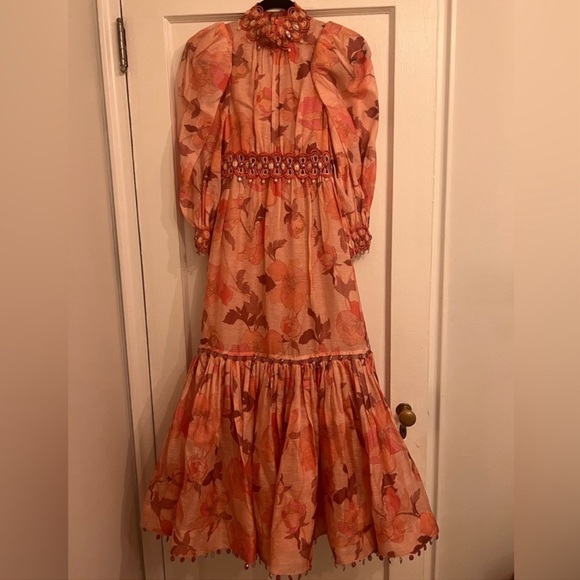 Zimmermann | Dresses | Zimmermann Concert Gathered Midi Dress | Poshmark